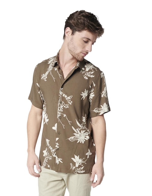 Camisa casual Generra manga corta para hombre 1