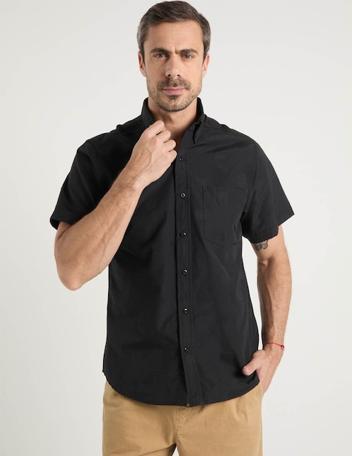 Camisa casual Regent Street manga corta para hombre 1