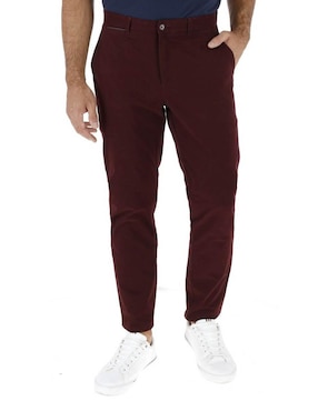Pantalón slim Generra de algodón para hombre