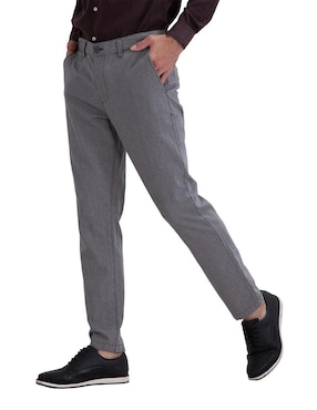 Pantalón slim Generra de algodón para hombre