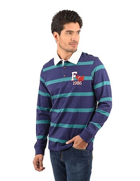 Playera Ferrioni cuello polo para hombre