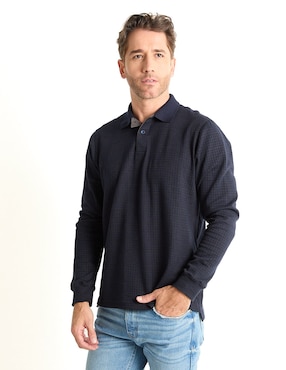 Playera tipo polo JBE para hombre