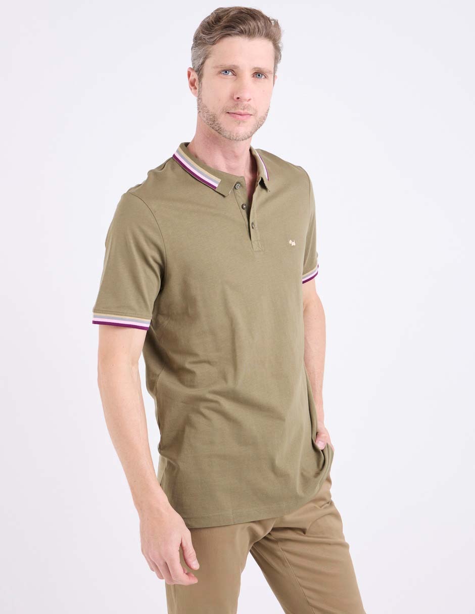 Playera tipo polo Ferrioni Neira para hombre